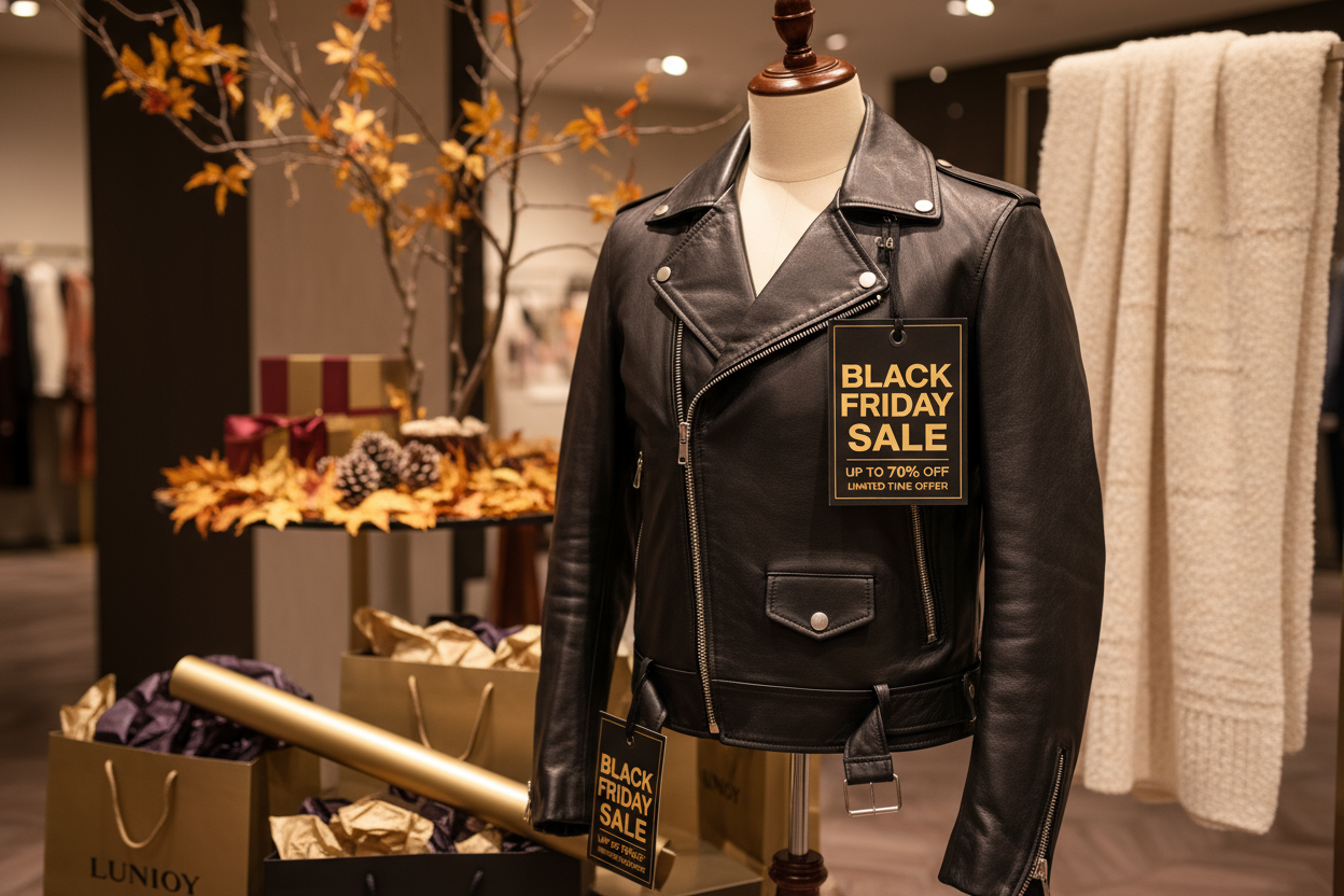 Why Black Friday Is the Best Time to Buy a Leather Jacket
